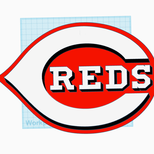 ⚾ Cincinnati Reds Baseball Logo Wall Plaque - 29cm with Keyhole for ...