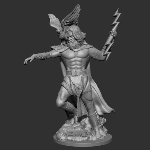 👾 Zeus・ STL File for 3D printing・Cults