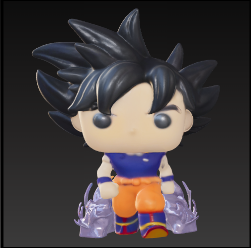 👾 Goku ultra instinct funko pop・Free STL File for 3D printing・Cults