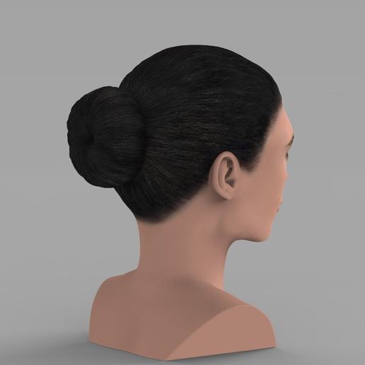 👩 Beautiful woman bust for full color 3D printing TYPE 1・ STL File for ...