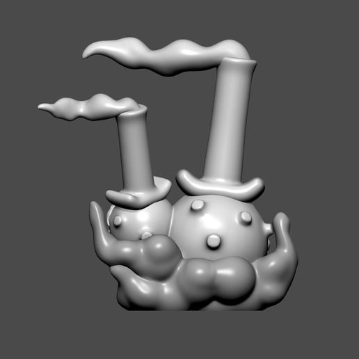 🐉 Pokemon - Alolan Weezing・ STL File for 3D printing・Cults