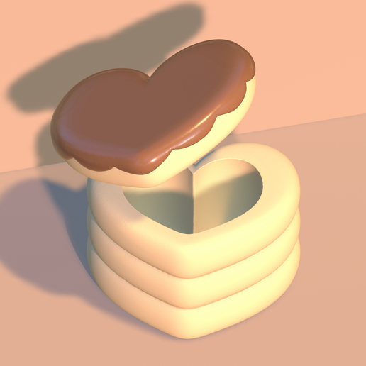 🥞 Pancake box・ STL File for 3D printing・Cults