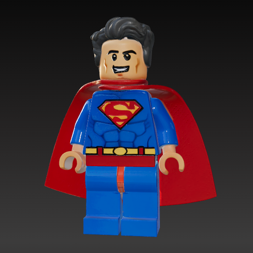 🦸‍♂️ LEGO Superman 3D Printable Model - Fast, Solid Print with 2.0mm ...