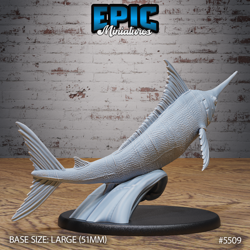 🎲 Marlin Swordfish Jump ‧ DnD Miniature ‧ Tabletop Miniatures ‧ Gaming ...