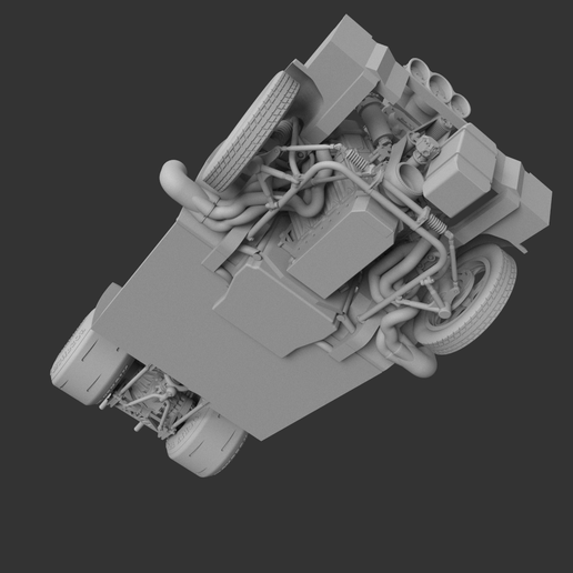 🏎️ DDA LX Torana Trans Kit (Engine, Trans and wheels NOT INCLUDED)・ STL ...