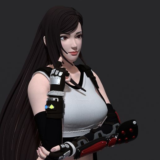 3D file Tifa Lockhart 🗿 ・3D printing template to download・Cults