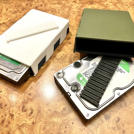 💾 External HDD case - 3.5 inch hard disk drive enclosure・ STL File for ...