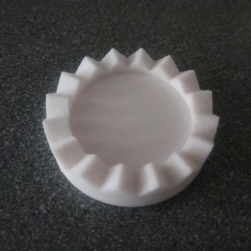 3D printed Draught/checkers Piece • made with Ender 3 pro・Cults
