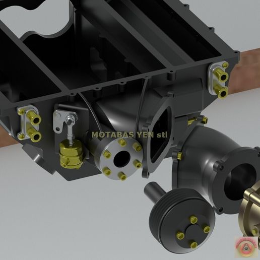 💭 MAGNUSON TVS 2650 MAGNUM - SUPERCHARGER・ STL File for 3D printing・Cults