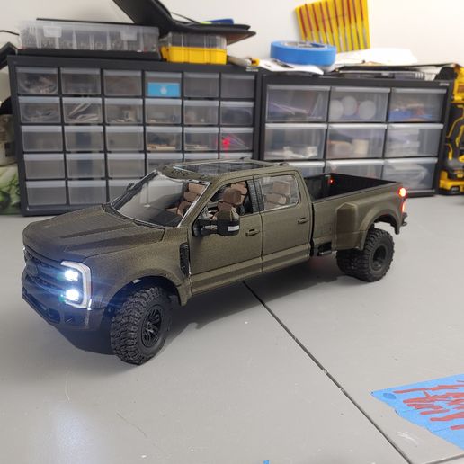 🚙 1:18 RC F250 Super Duty・ 3D File for 3D printing・Cults