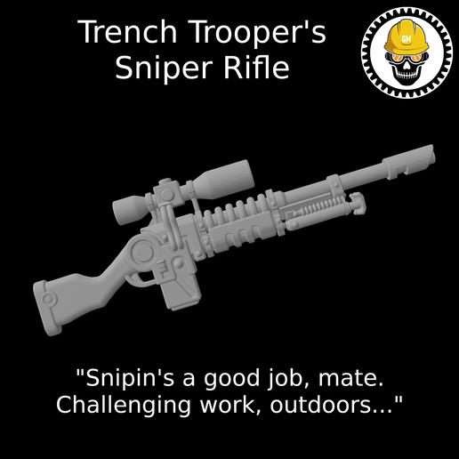 3D file Trench Trooper's Sniper Rifle 🔫 ・Model to download and 3D print ...