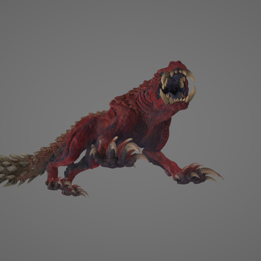 👹 MONSTER HUNTER ODOGARON・ STL File for 3D printing・Cults