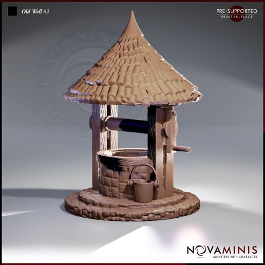 3D file Old Well 02 👴 ・3D printing model to download・Cults