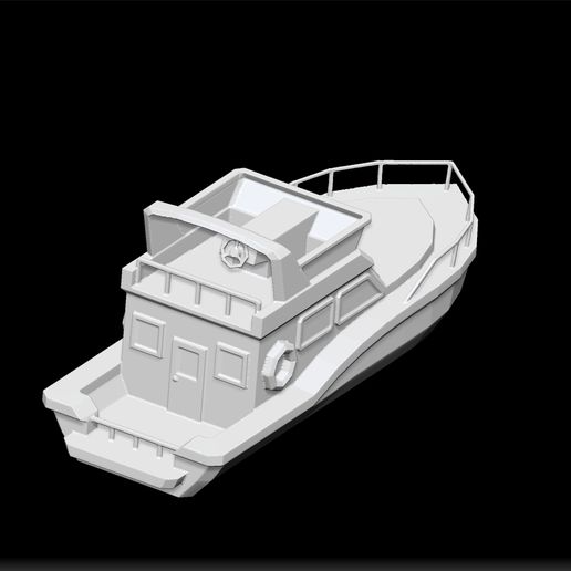 🛥️ Boat・ STL File for 3D printing・Cults