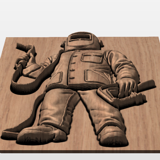 👨‍🎨 Welder – Industrial Bas Relief – 3D STL Model・ 3D File for 3D ...