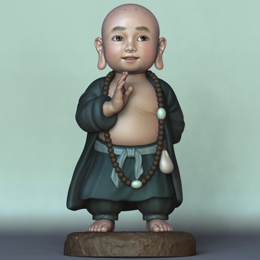 3D file buddha kid - Black Myth Wukong stl 3d print 🎲 ・Template to download and 3D print・Cults