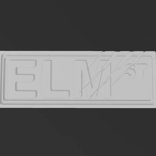 🎬 Elm street sign Freddy Krueger・ STL File for 3D printing・Cults