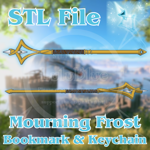 🪄 Mourning Frost Accessories - Baldur's Gate 3・ STL File for 3D ...