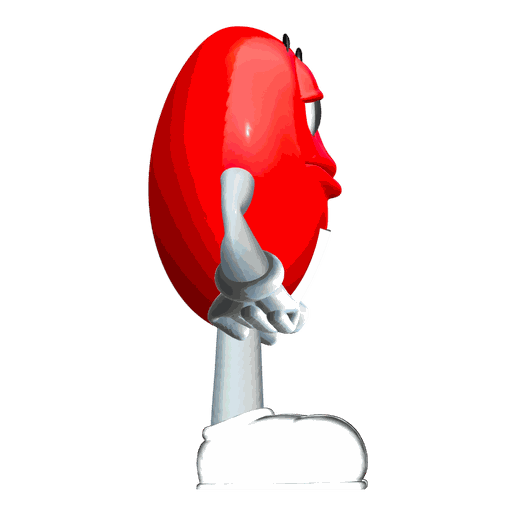 🍫 Red M&M’s Spokescandy 3D Models – High-Detail Fan Creations・ OBJ File ...
