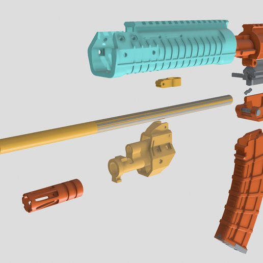 🔫 QBZ-191 BODY KIT・ STL File for 3D printing・Cults