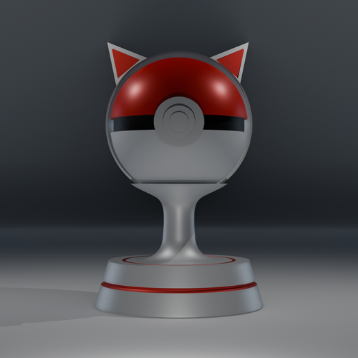 🆓 Free Pokeball Stands・Free 3D File for 3D printing・Cults