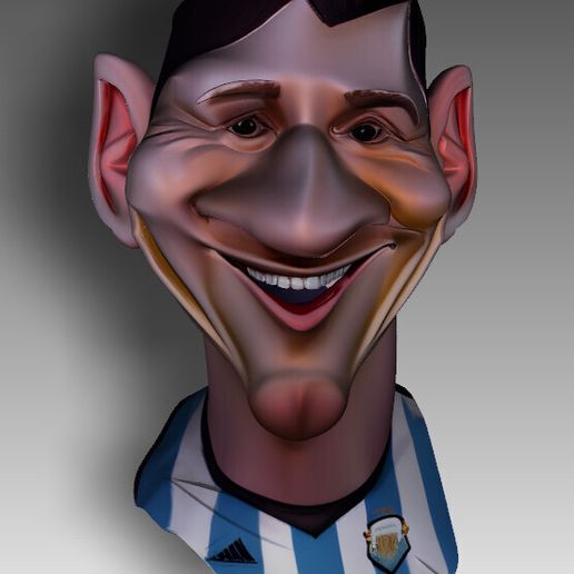 👽 The greats - Messi・Free STL File for 3D printing・Cults