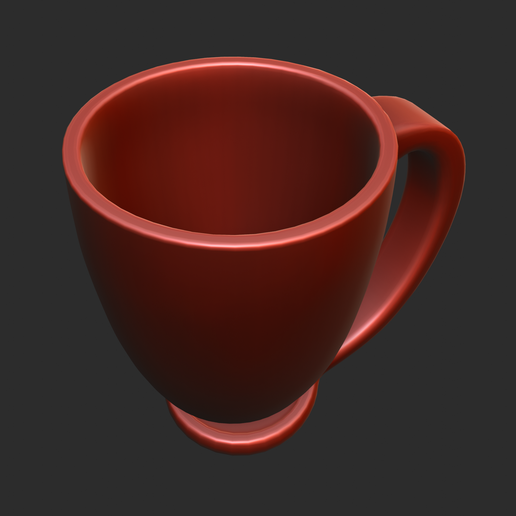 🪞 Elegant Cup・ STL File for 3D printing・Cults
