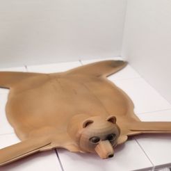 3D printer Bear rug - Rust • made with Anycubic Photon Mono X 6Ks・Cults
