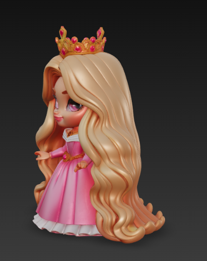 princess aurora face shape