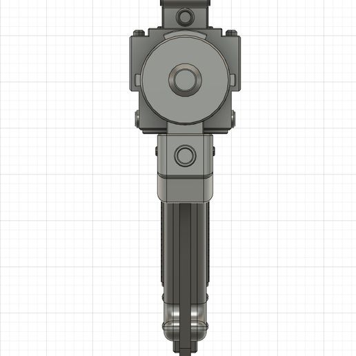 ⭐ Star Wars DC15-XP117 blaster pistol version inspired by Halo 1:12 1:6 ...