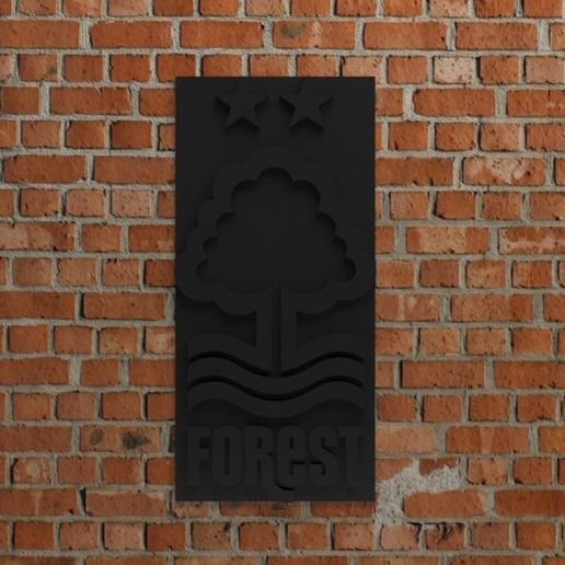 STL file Nottingham Forest F.C. Logo 🥅 (OBJ)・3D print design to ...