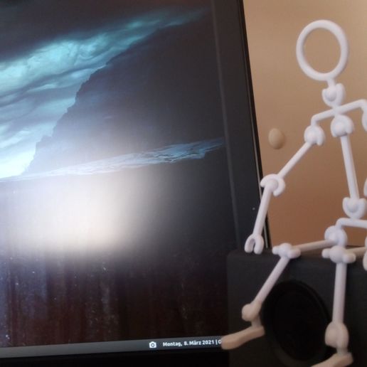 🎨 Articulated Posable Stickman・3D Print・Cults