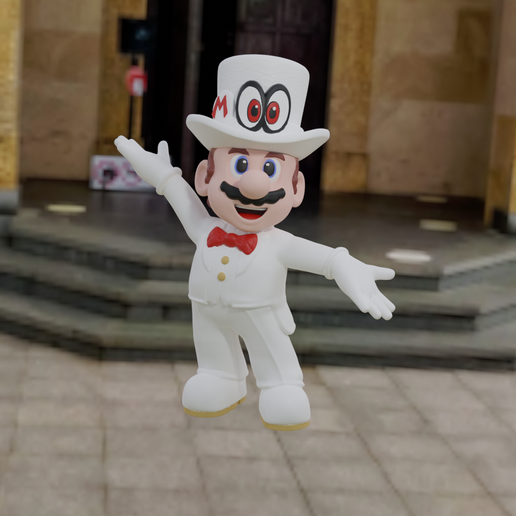 🗿 Mario odyssey・ STL File for 3D printing・Cults