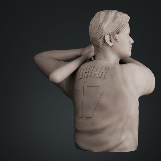 🗿 Shohei Ohtani・ STL File for 3D printing and CNC machining - Laser ...