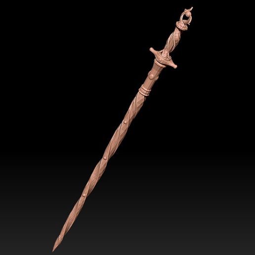 💍 Carian Regal Scepter - ELDEN RING・ STL File for 3D printing・Cults