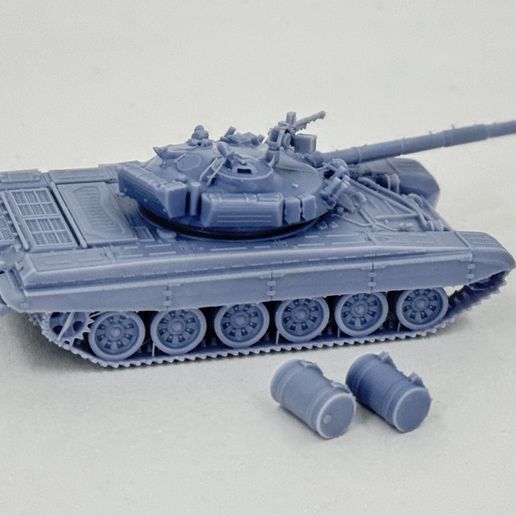 🪖 T-72M1 1:100・Impresión 3D con la impresora 3D -・Cults