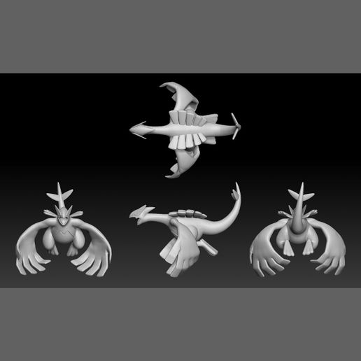 🐉 Pokemon Lugia・ STL File for 3D printing・Cults
