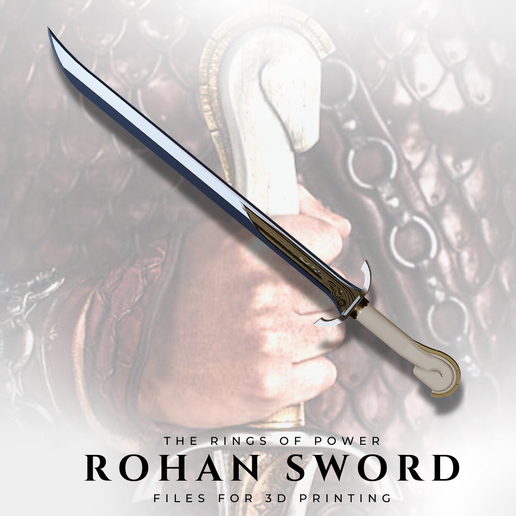 🗡️ Sword of Rohan's ancestors (The Rings of Power)・ STL File for ・Cults