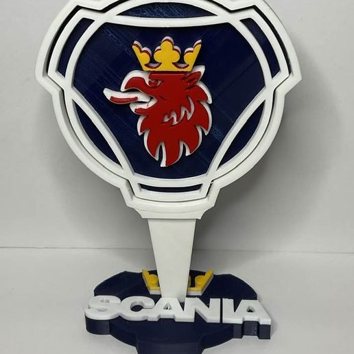 Archivo STL gratuito Scania Logo sign 🌆 ・Idea de impresión 3D para ...