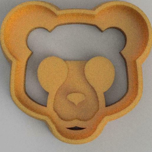 🐼 PANDA COOKIE CUTTER・ STL File for 3D printing・Cults