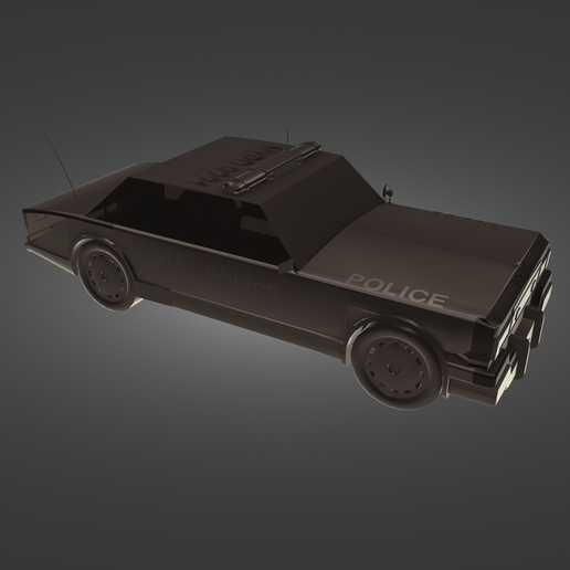🚓 Police Car・ STL File for ・Cults