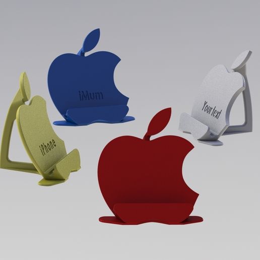 🍎 iStand - Apple logo stand・ STL File for 3D printing・Cults
