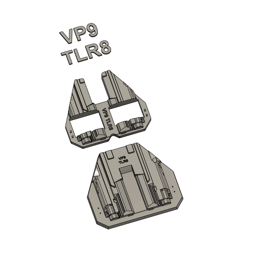 ⚙️ HK VP9 TLR-8 Split Mold,・ STL File for 3D printing and CNC machining ...