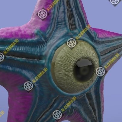 🦹 Starro (+starro mask)・ OBJ File for ・Cults