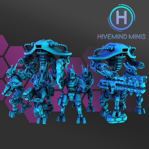 3D file Vanguard Droids V2 (presupported) 🤖 ・Model to download and 3D ...