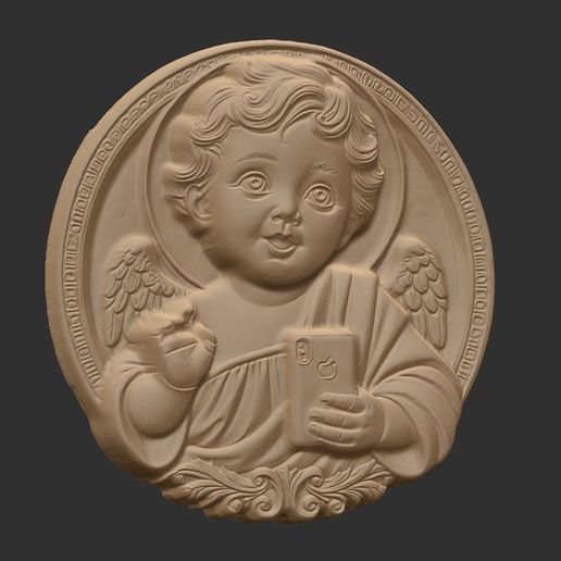 STL file infant jesus with mobile phone ️ (OBJ)・3D print design to ...