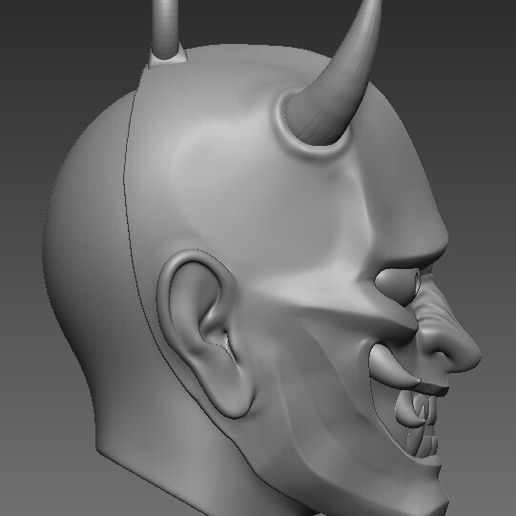 🗝️ oni mask・Free STL File for 3D printing・Cults