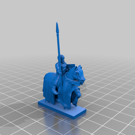 🗡️ Late Middle Ages - Generic Heavy Cavalry・Free 3D File for ・Cults