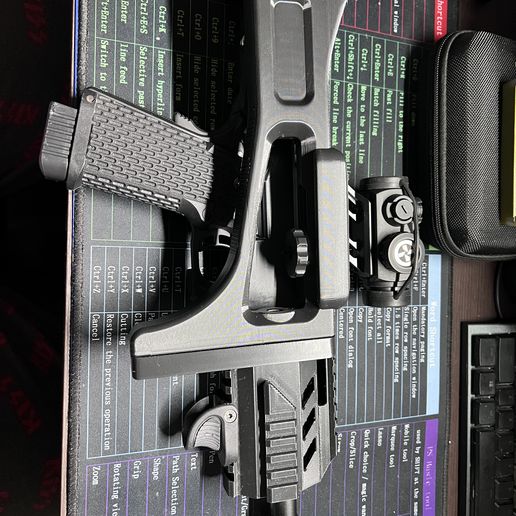 3D printed Novritsch SSP5 PDW - carbine kit - R3D • made with Bambulab ...