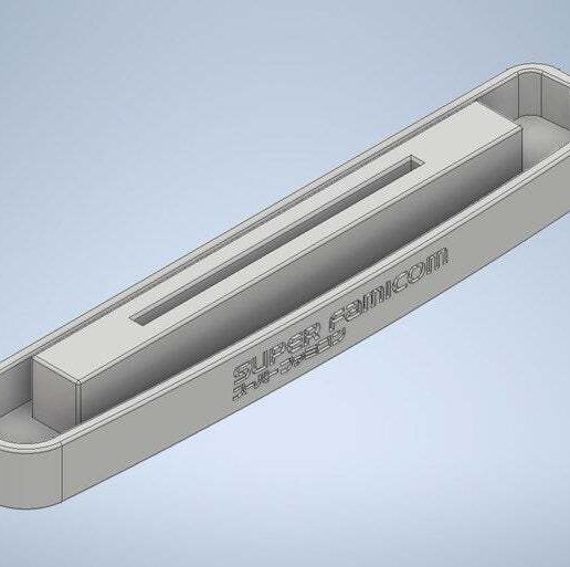 🌬️ Super Famicom Dust Cover・Free STL File for ・Cults